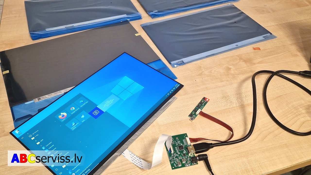 Datora Ekrāna LCD Matricas Pārbaude, ar un bez datora, ABCserviss.lv ...