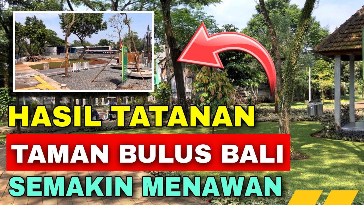 Wow RTH Baru ‼️ Taman Bulus Bali semakin terlihat bentuk aslinya - YouTube