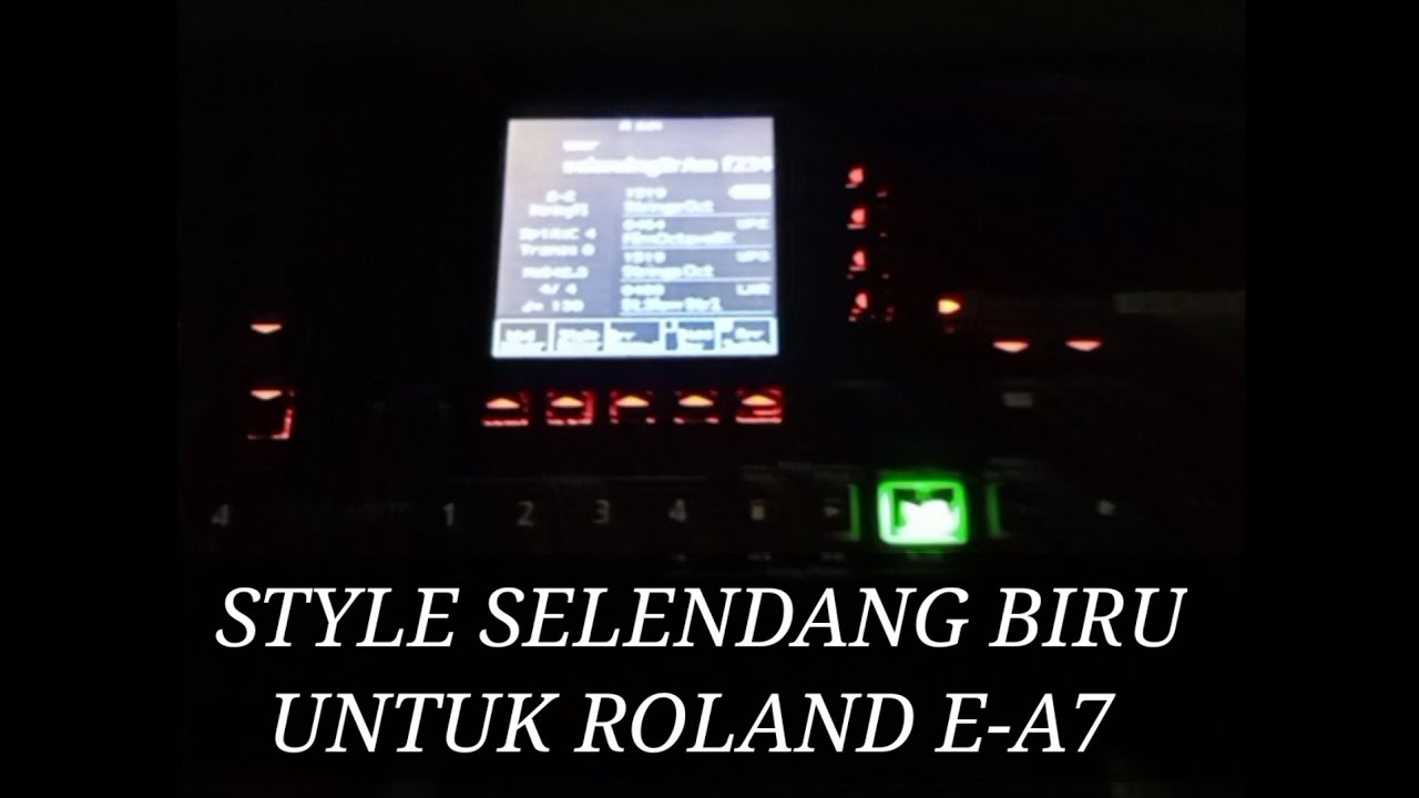 free Download style SELENDANG BIRU Untuk keyboard Roland E-A7 - YouTube