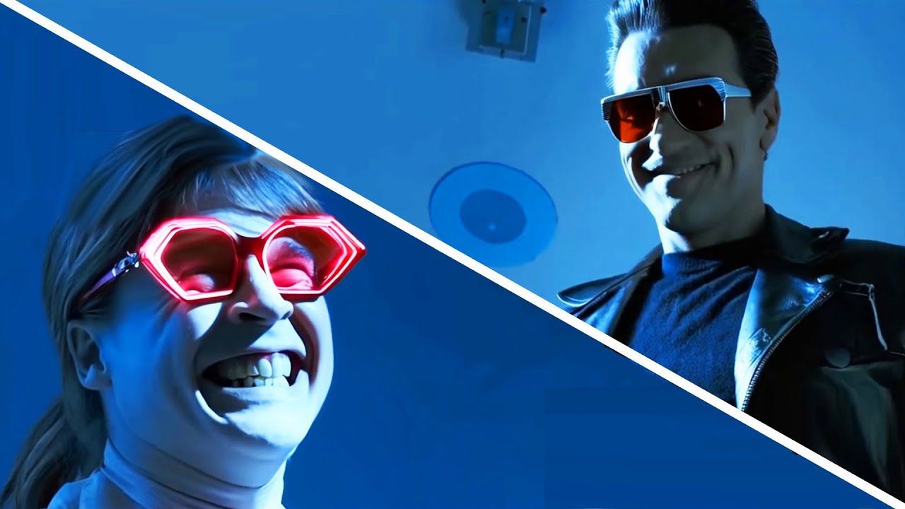 Terminator 2 | Hospital Escape | Sarah Connor Meets T-800 AI - YouTube