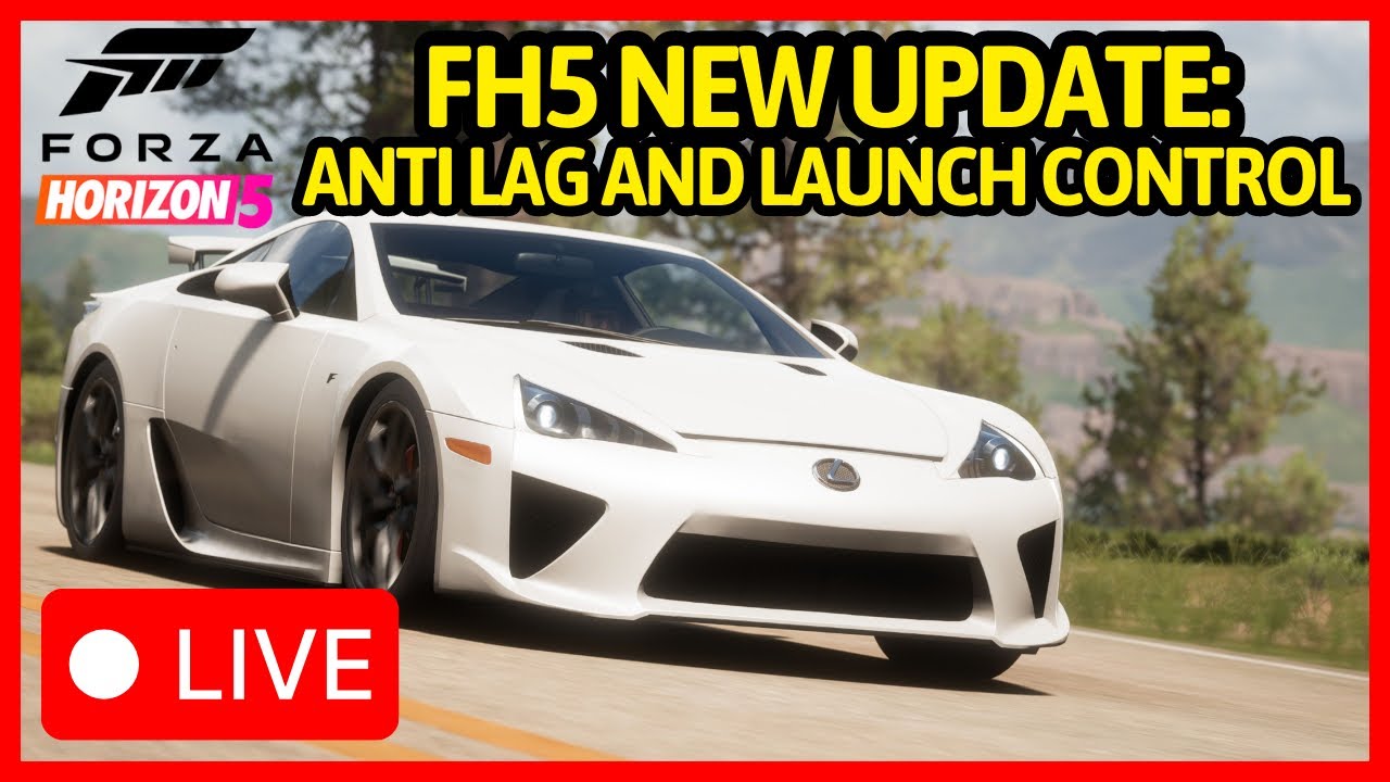 Forza Horizon 5 - NEW Anti Lag And Launch Control - YouTube