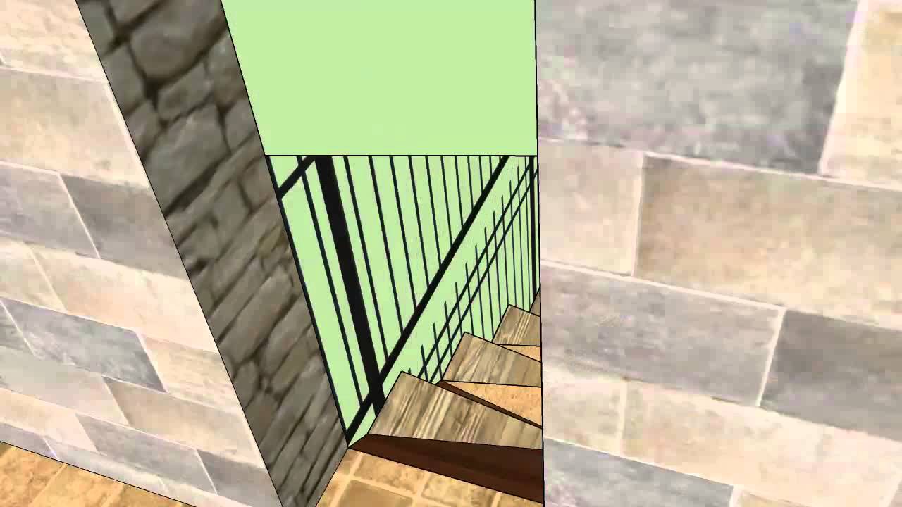 SketchUp Stairs ARCH 1101 UNSW 2014 - YouTube