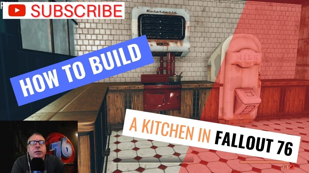 Fallout 76 Peastrong shows how to build a nice little kitchen for your ...
