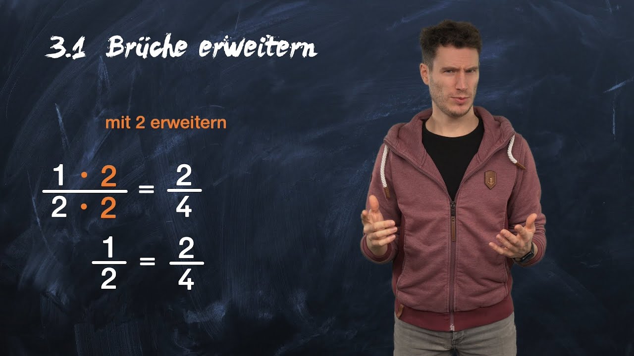 3.1 - Brüche erweitern (Selbstlernkurs Bruchrechnen) - YouTube