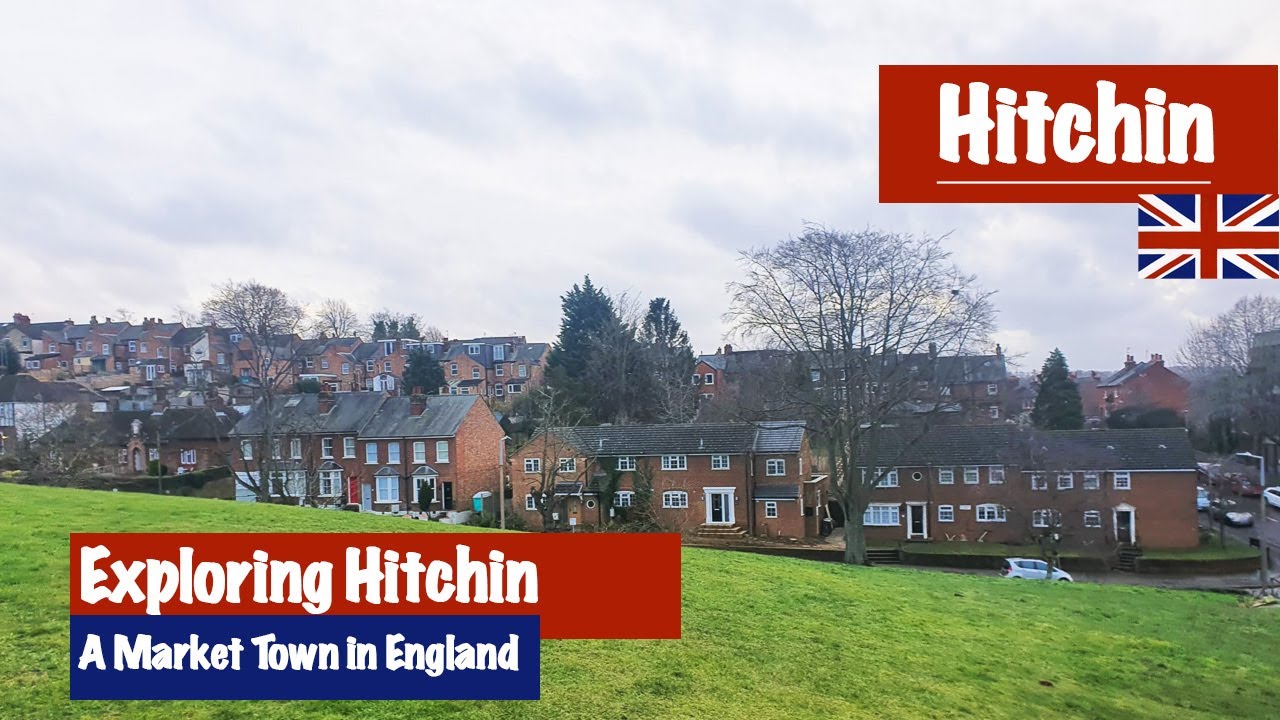 A walk Tour in the Old Market Town of Hitchin, England - 4K - YouTube