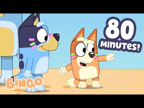 Bingo Makes a Stickbird At The Beach!🧡🏝️🦤  | Bingo - Official Channel
