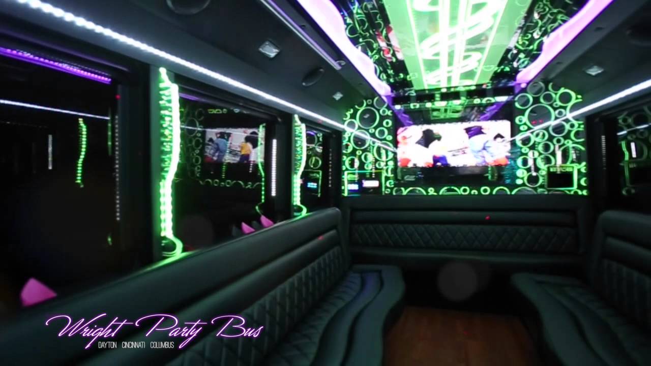Wright Party Bus & Limousine Interior Video - YouTube