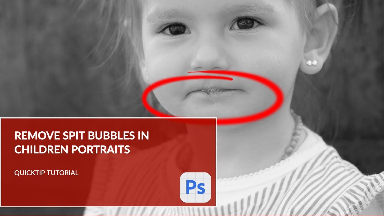Remove spit bubbles in Photoshop - YouTube