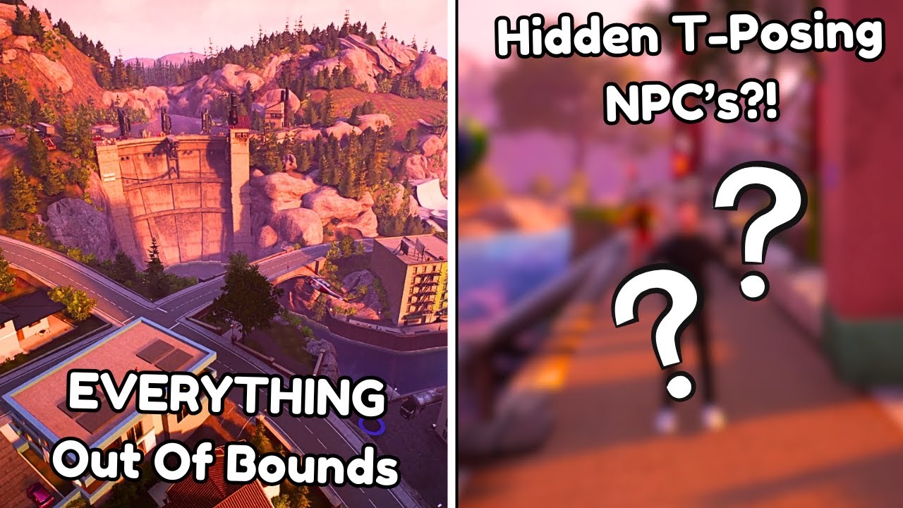 EVERYTHING to see OUT OF BOUNDS in Goat City Bay! (Goat Simulator ...