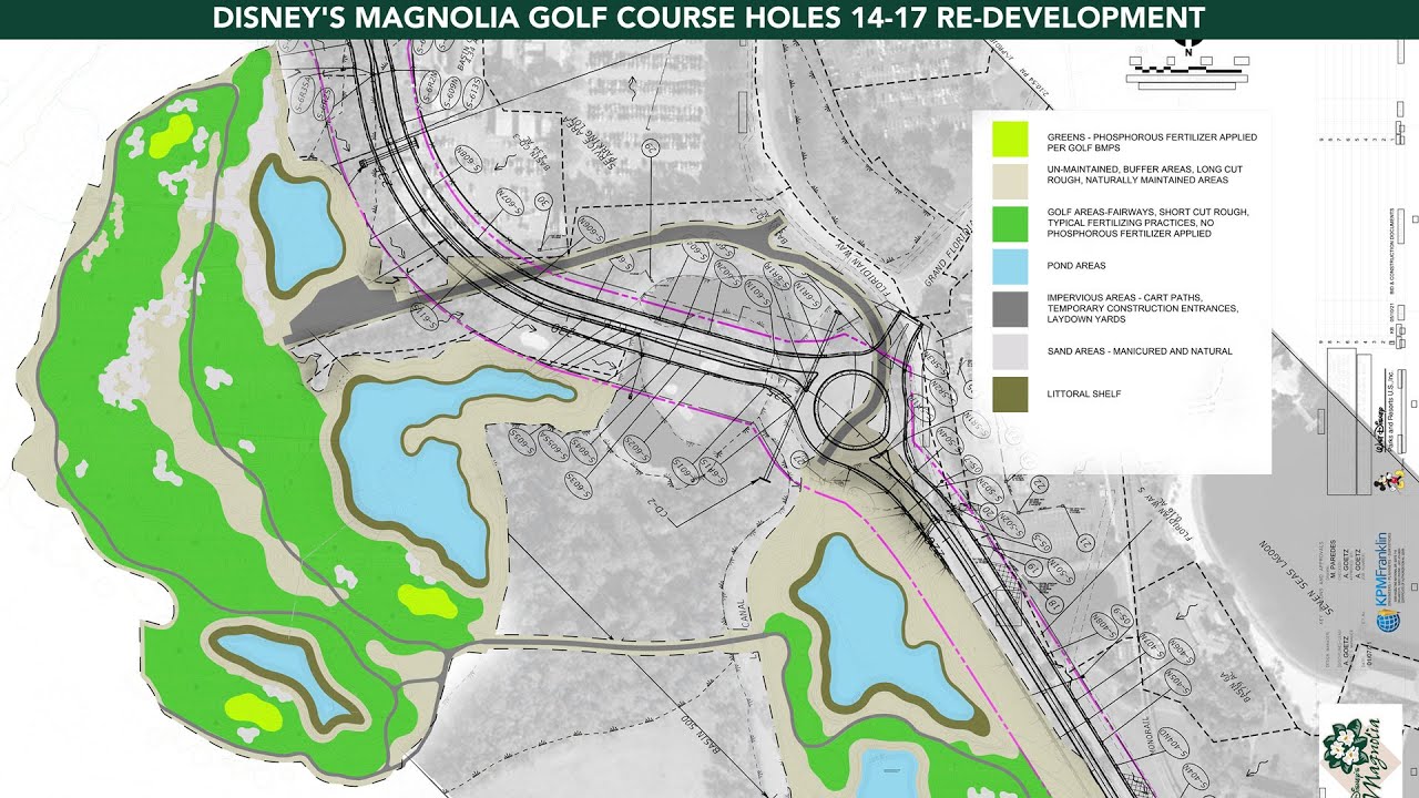 Disney's Magnolia Golf Course Holes 14-17 Re-Development Permit Plans ...