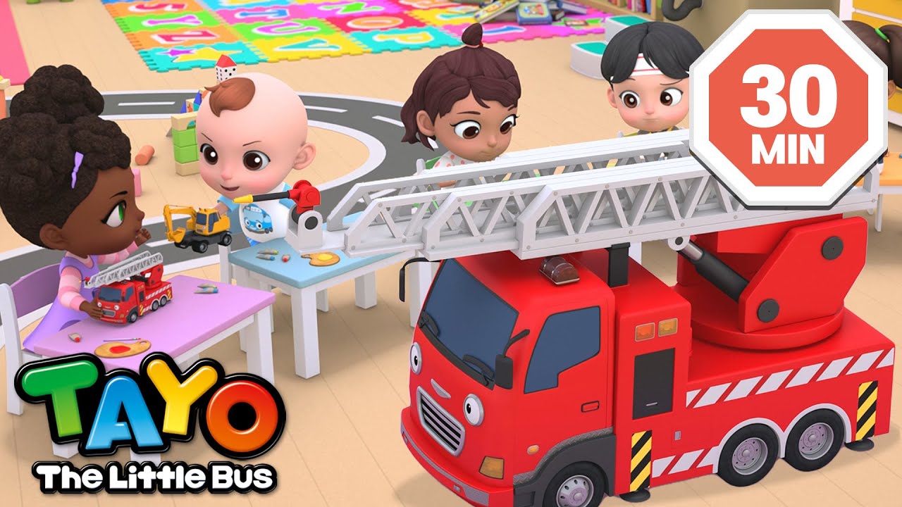 *नया* 🎶टाय पूर्वस्कूली गाने🎶 l Tayo Preschool Learning Songs ...