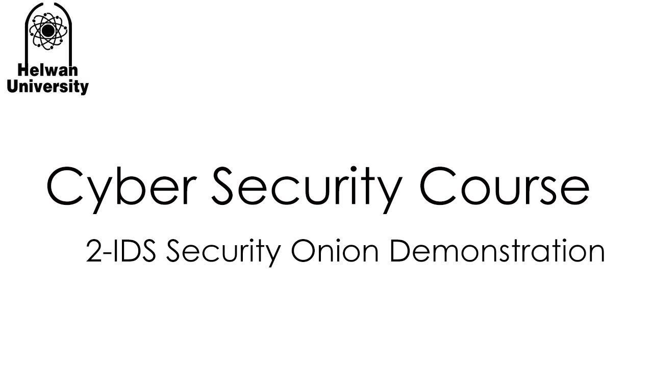 2-IDS Security Onion Demonstration - YouTube
