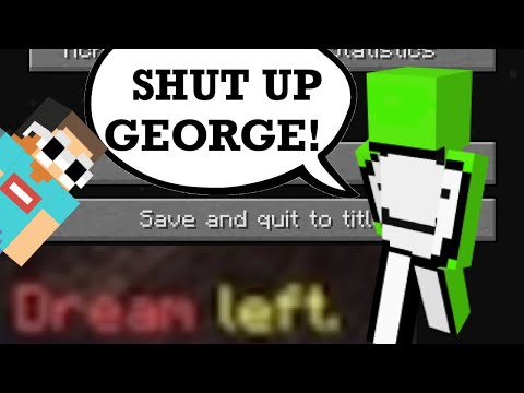 dream RAGE QUITS on george.. (dnf fighting arc)