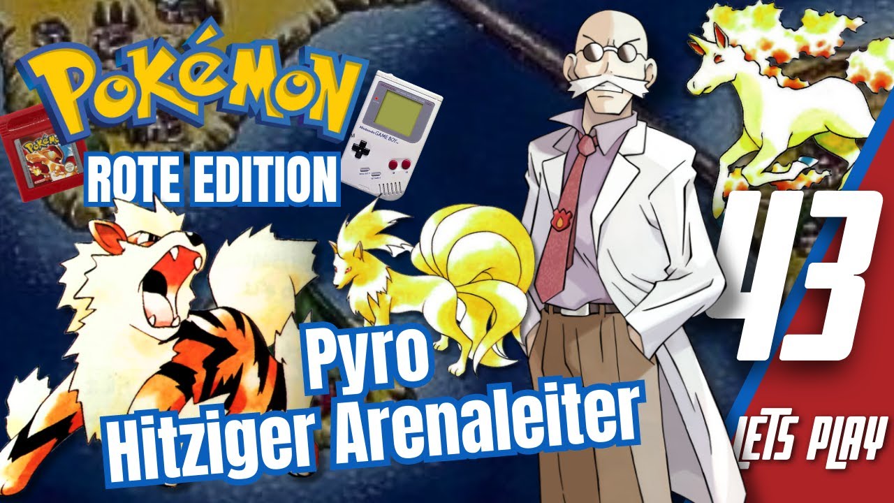 Pokemon Arenaleiter Johto Pokemon Feuerrot #09 Arenaleiter Pyro