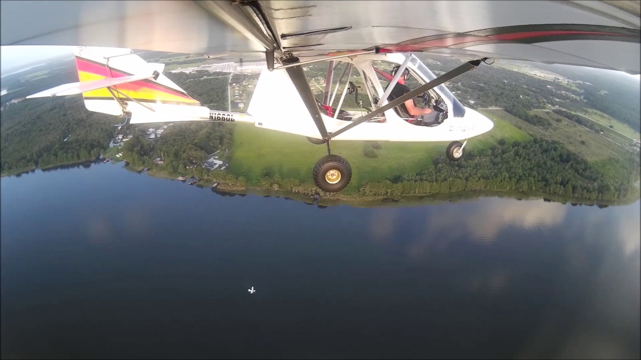 Sunday Evening flight Quicksilver GT500 and a Searey - YouTube