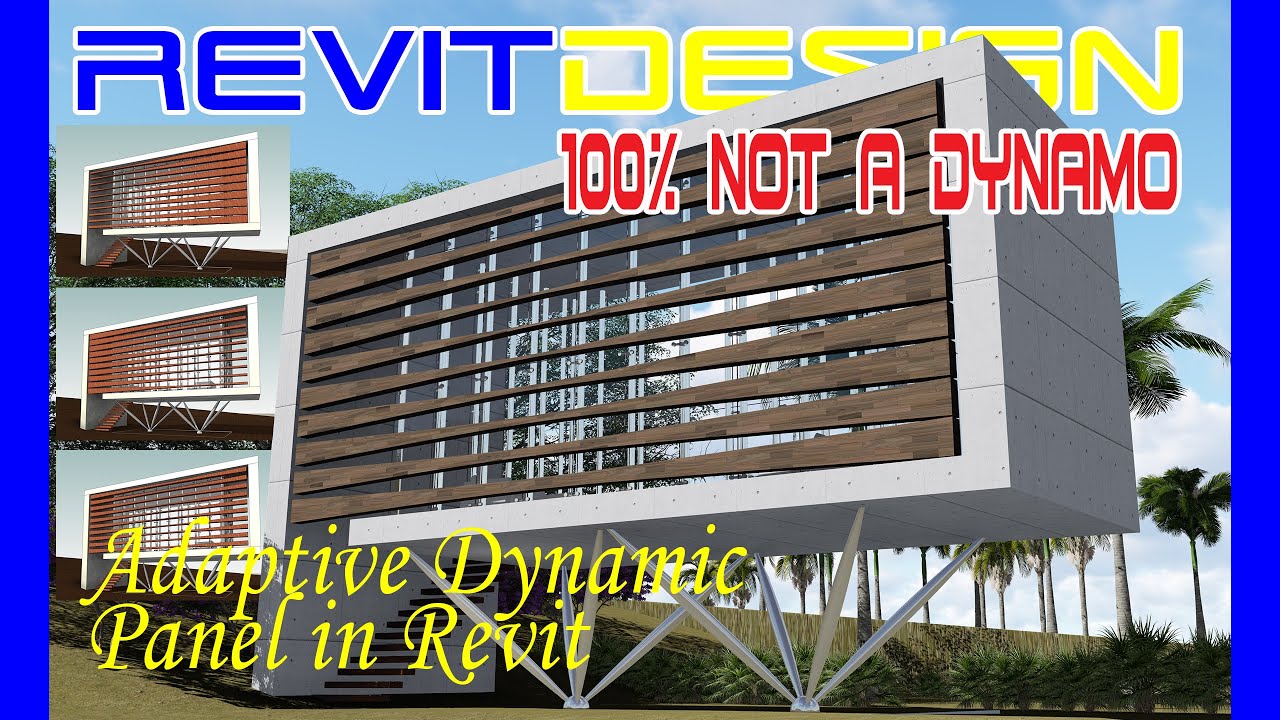 RD129. Adaptive Dynamic Panel in Revit I. 100% Not A Dynamo. Kinetic ...
