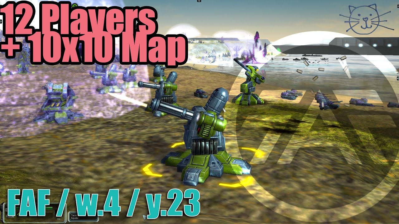 6v6 FAF on 10x10 Map! FAF / w.4 '23 - Forged Alliance - Supreme ...
