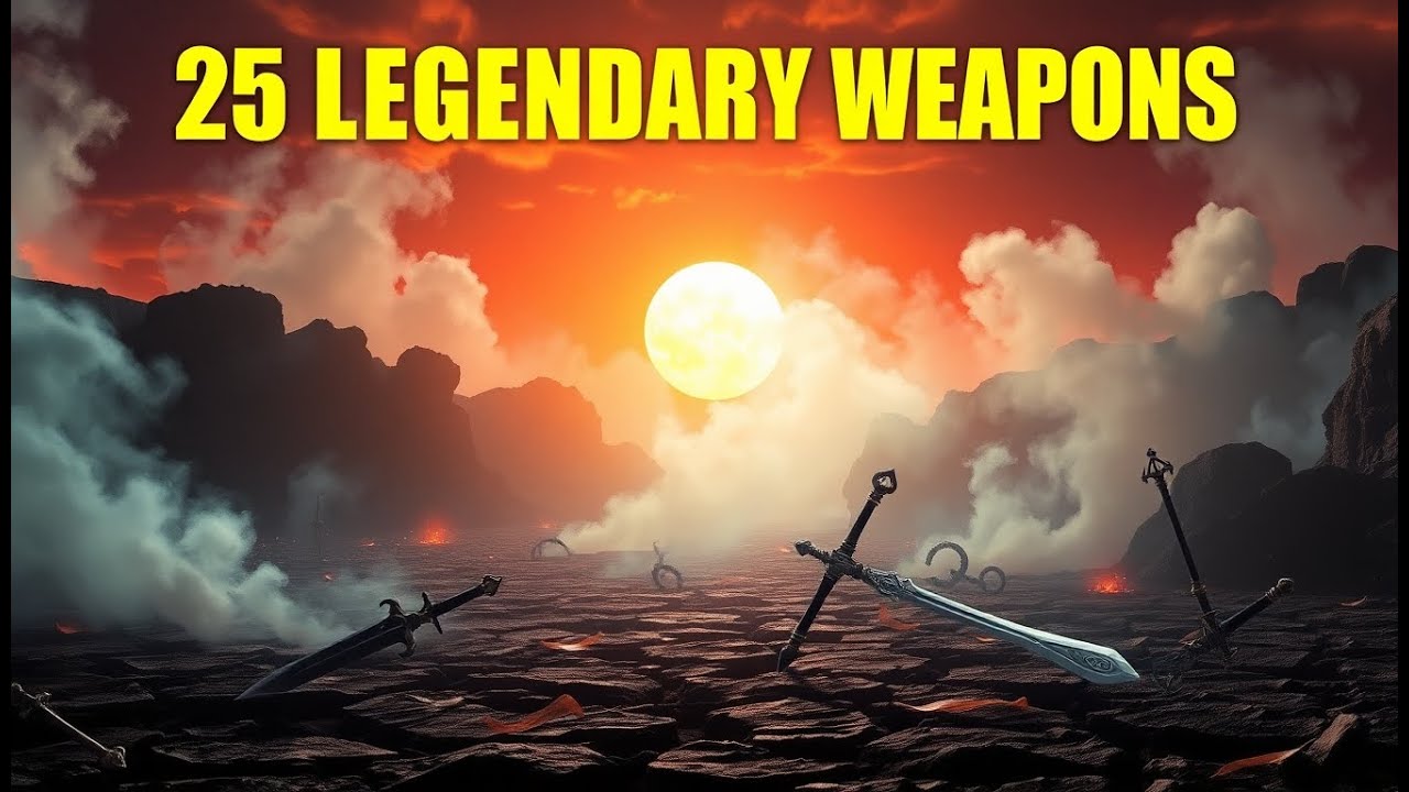 25 LEGENDARY WEAPONS FROM HISTORY AND MYTH UNCOVERED - YouTube