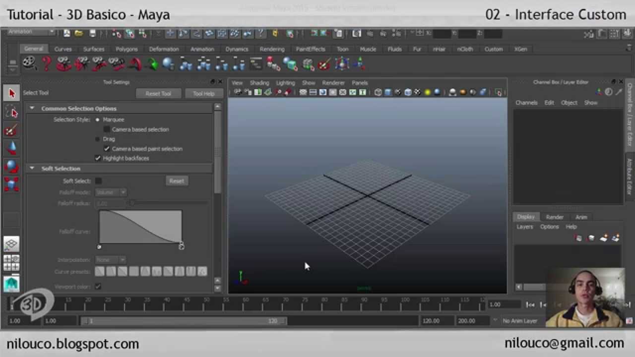 02 - Interface - Customização - Curso 3D Basico - Maya - YouTube