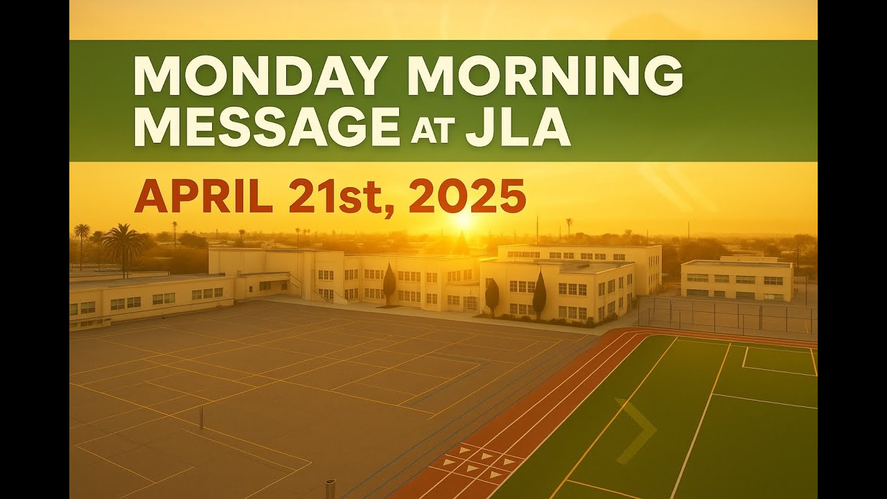 JLA -Monday Morning Message for Monday, April 21st 2025 - YouTube