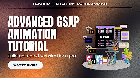 Web Animation with GSAP (JS, SVG, GSAP) | Modern Website Development Tutorial | Cool Website ...