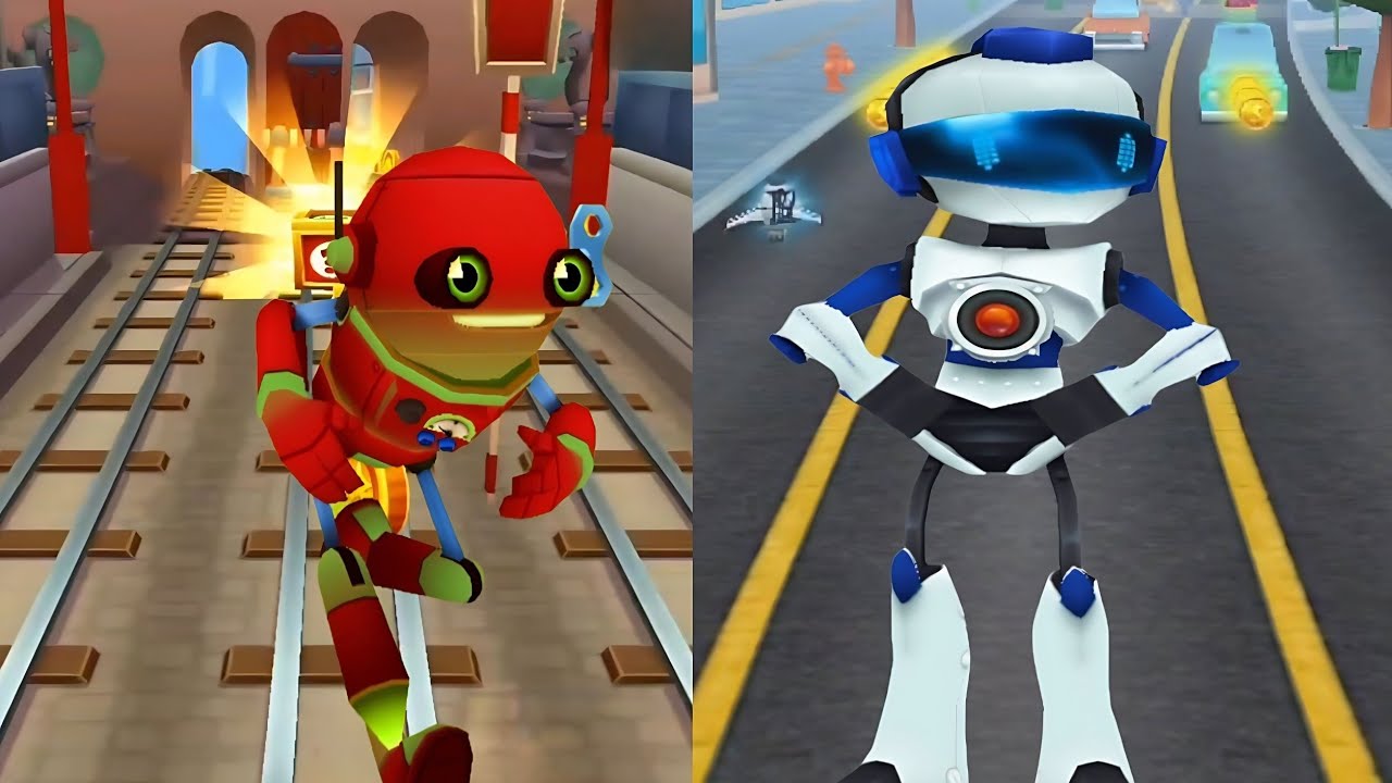subway Surfers Shanghai Tagbot vs Bus Rush mr. roboto - YouTube