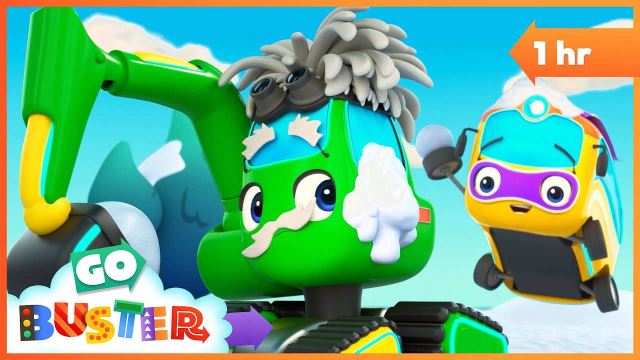 Snowball Fight with Buster and Friends! ️| Holiday Special⛄ Go Buster ...