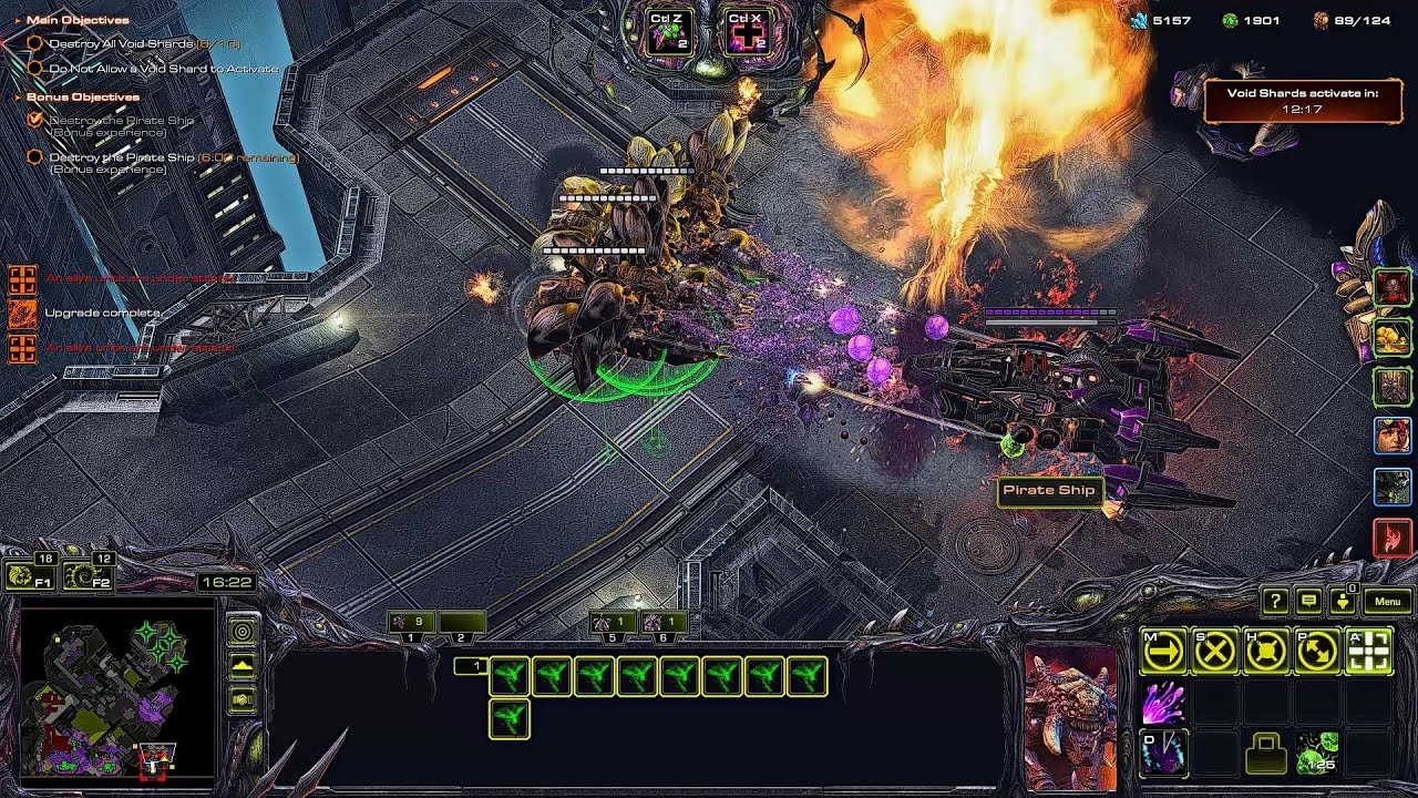 SC2 Co-Op Rifts to Korhal "Radiation Zone" Abathur GamePlay [Prestige ...