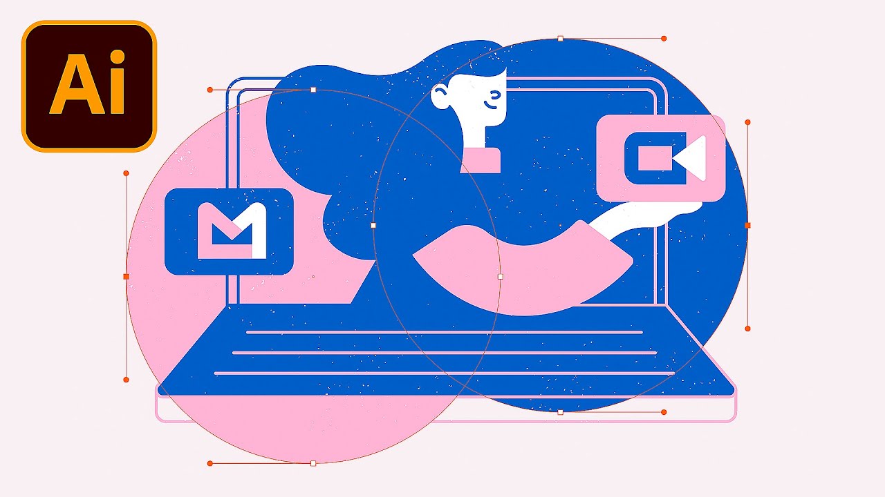 Create a Flat Design Illustration in Illustrator (Tutorial) - YouTube