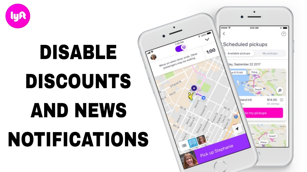 How To Disable Discounts And News Notifications On Lyft App - YouTube