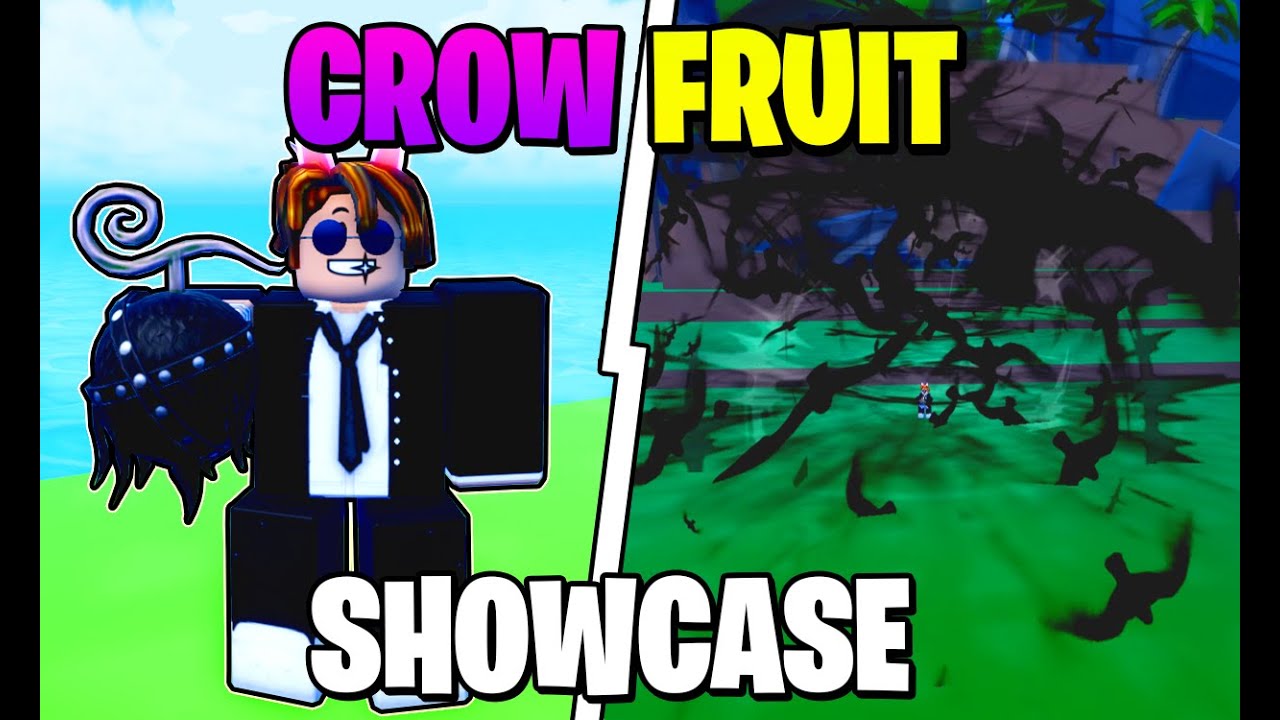 SHOWCASE DA NOVA FRUTA MÍTICA CROW NO ONE FRUIT SIMULATOR - ROBLOX ...