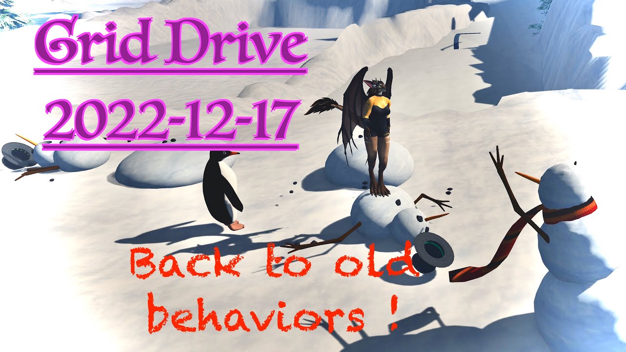 Zada Bury @ Drivers of SL Grid Drive 2022-12-17 - that dammit Snow ...