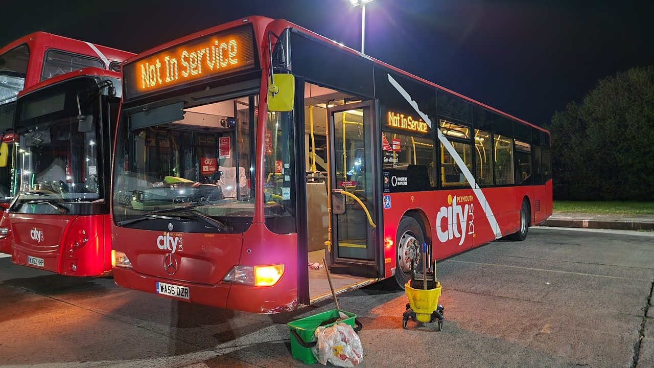 Plymouth Citybus Mercedes Citaro 0530G WA56 OZR (91) on 41 - YouTube