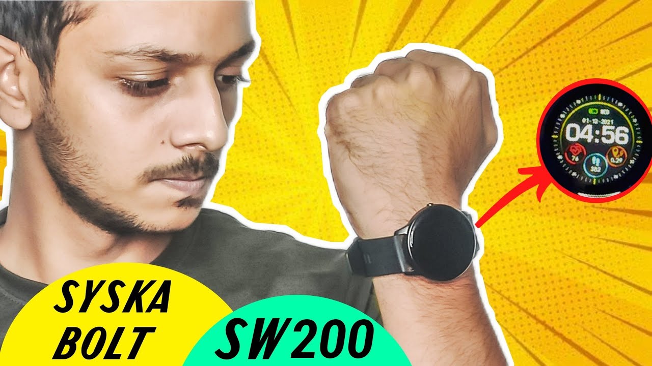 Syska Bolt SW200 Smartwatch | Budget Smartwatch | Best Smartwatch Under ...