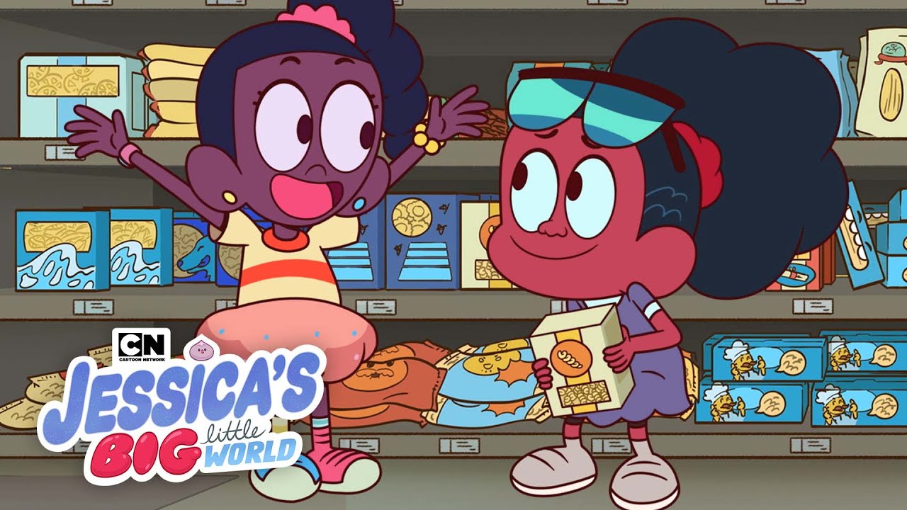 Grocery Store Buddies 🛒 | Jessica's Big Little World | Cartoon Network ...