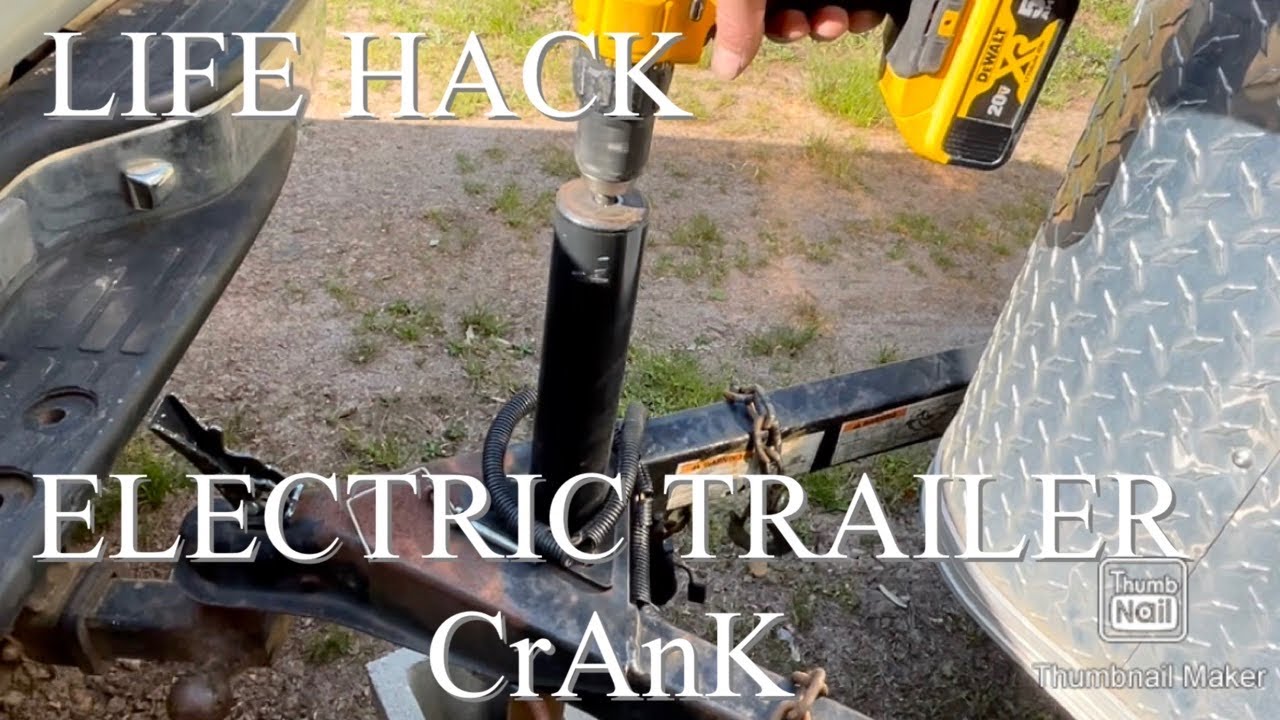 MUST SEE***HOW TO RAISE AND LOWER YOUR UTILITY TRAILER - YouTube
