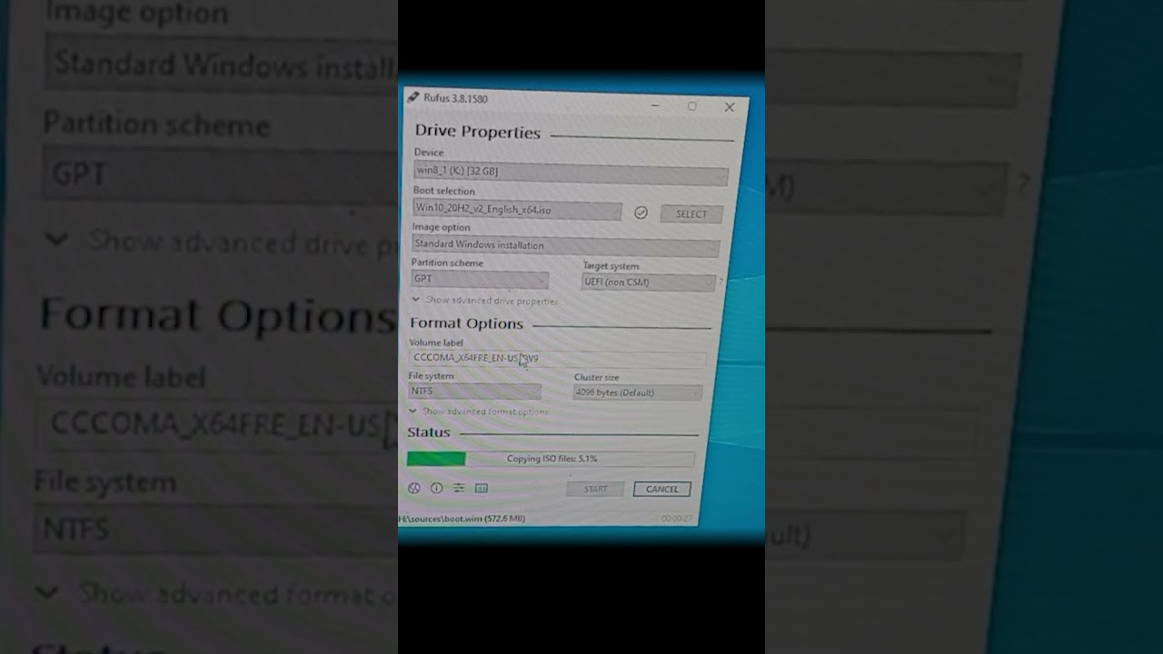 How To Boot Usb By Rufus Windows 10 || GPT/NTFS || Baba Cling Tech ...