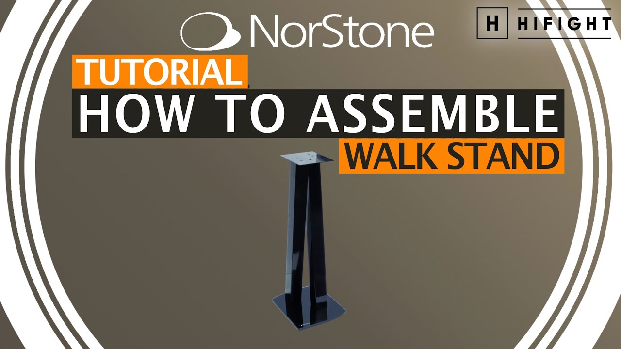Norstone Walk Stand - How to assemble speaker stand (English version ...