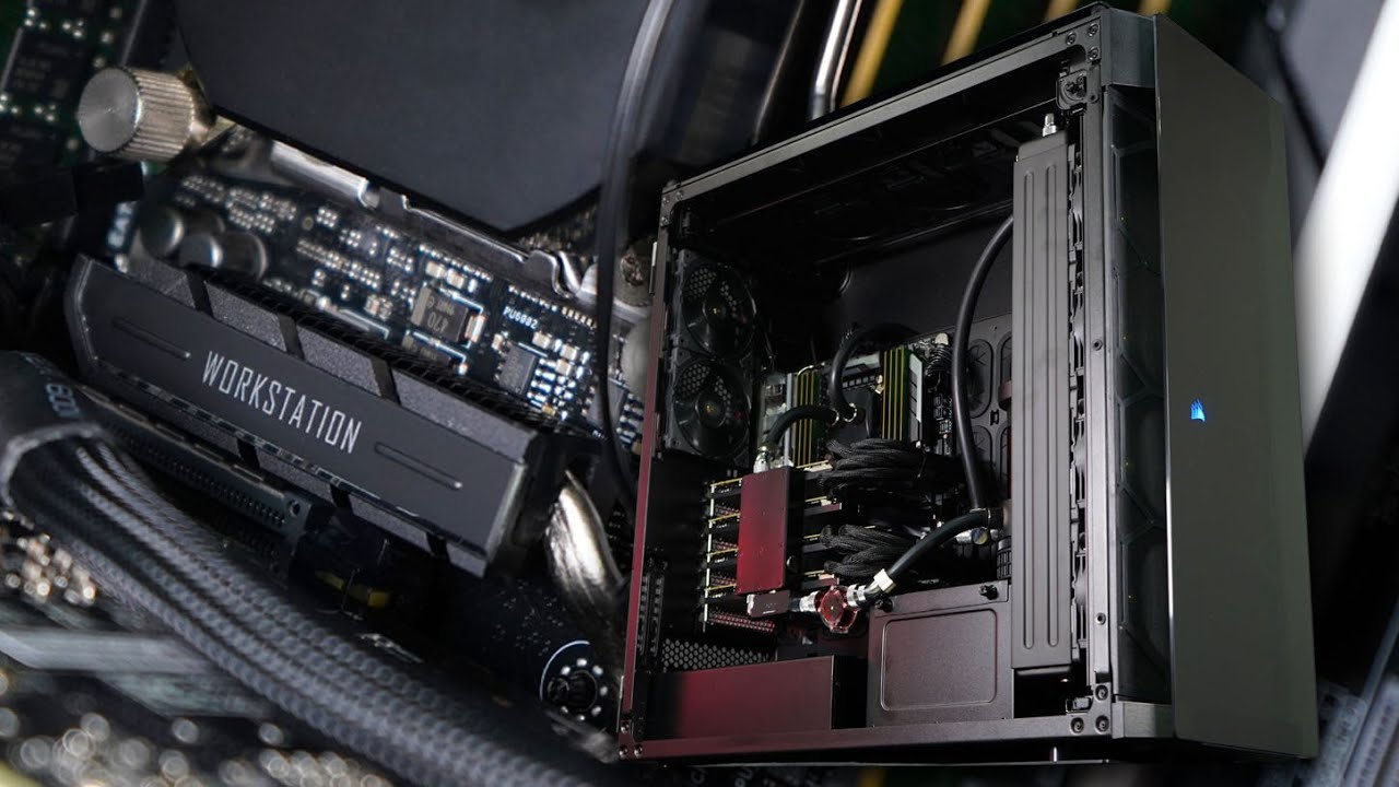 RTX2080Ti 4Way deep learning workstation PC - YouTube