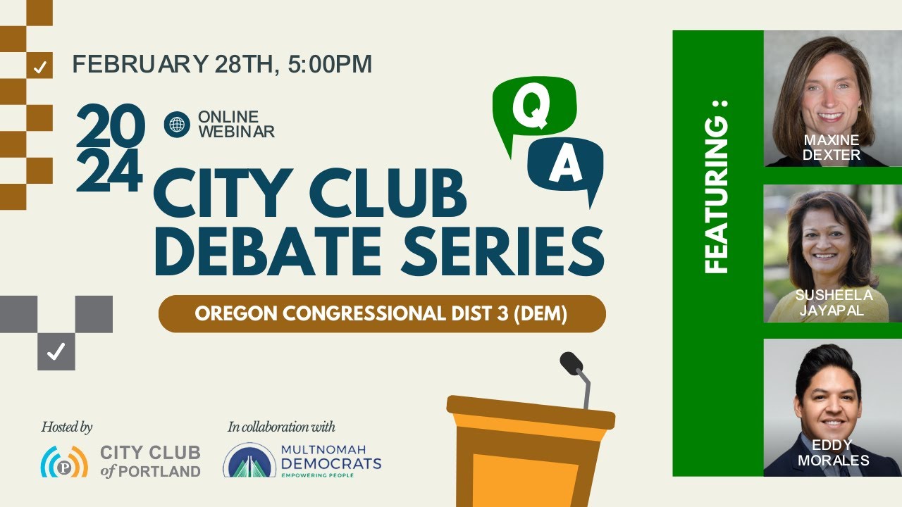2024 Oregon Congressional District 3 Democratic Primary Debate - YouTube