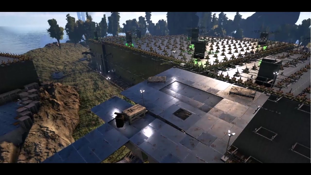 Ark: Base Tour before moved and then base got wiped - YouTube