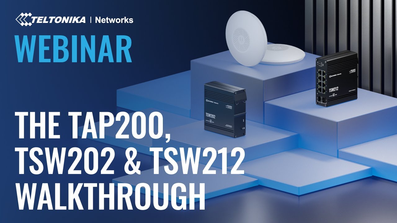 The TAP200, TSW202 & TSW212 Walkthrough | Webinar - YouTube