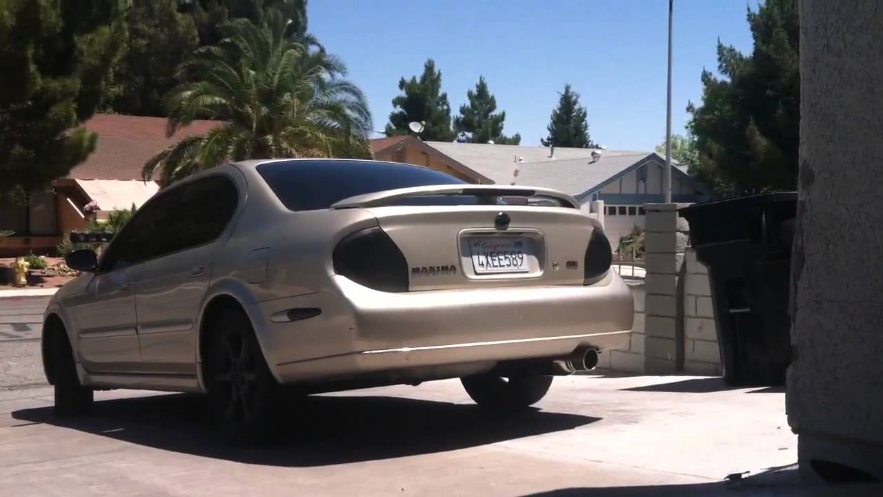 02 maxima se aero turbine exhaust - YouTube