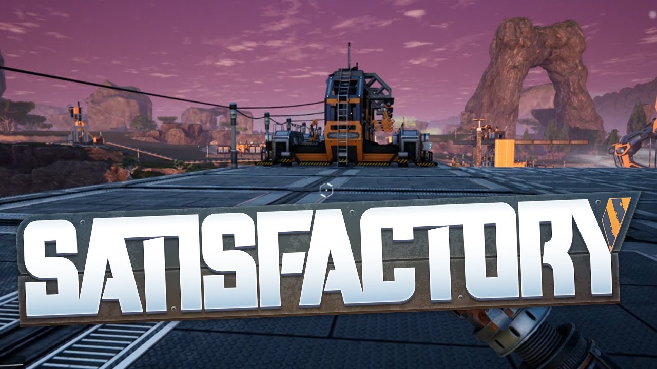 Building The Ultimate Factory Warehouse in Satisfactory - YouTube