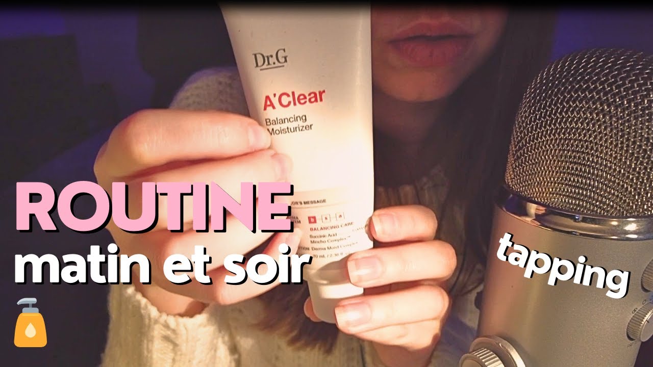 ASMR routine matin et soir | beaucoup de TAPPING - YouTube