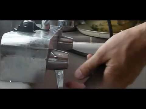 Dishmaster repair: cleaning the screen that is slowing flow - YouTube