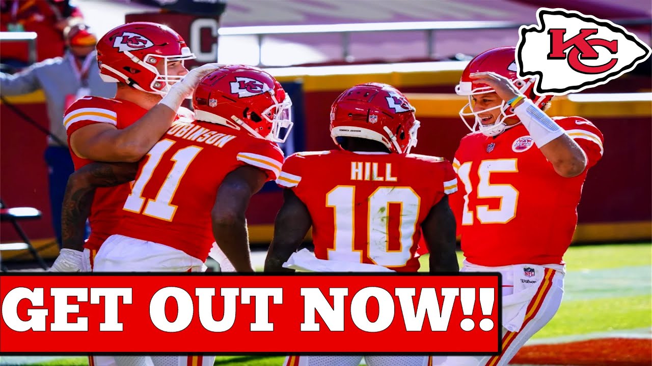 GET OUT NOW! PHEW! EVERYTHING WENT WELL! (KANSAS CITY CHIEFS NEWS TODAY ...