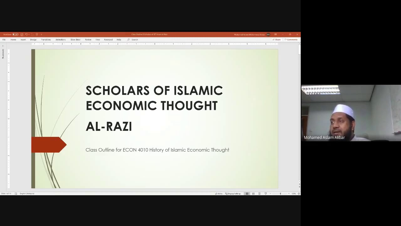 15. Spiritual Economics of al-Razi | Kitab al-Nafs wa al-Ruh | ECON ...