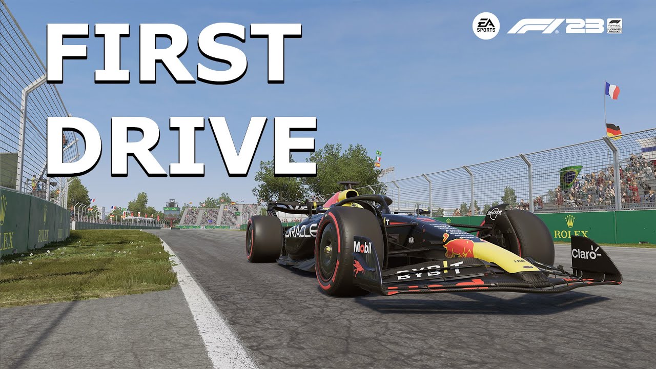 F1 23 First Drive | Tyring out the new F1 game LIVE! - YouTube