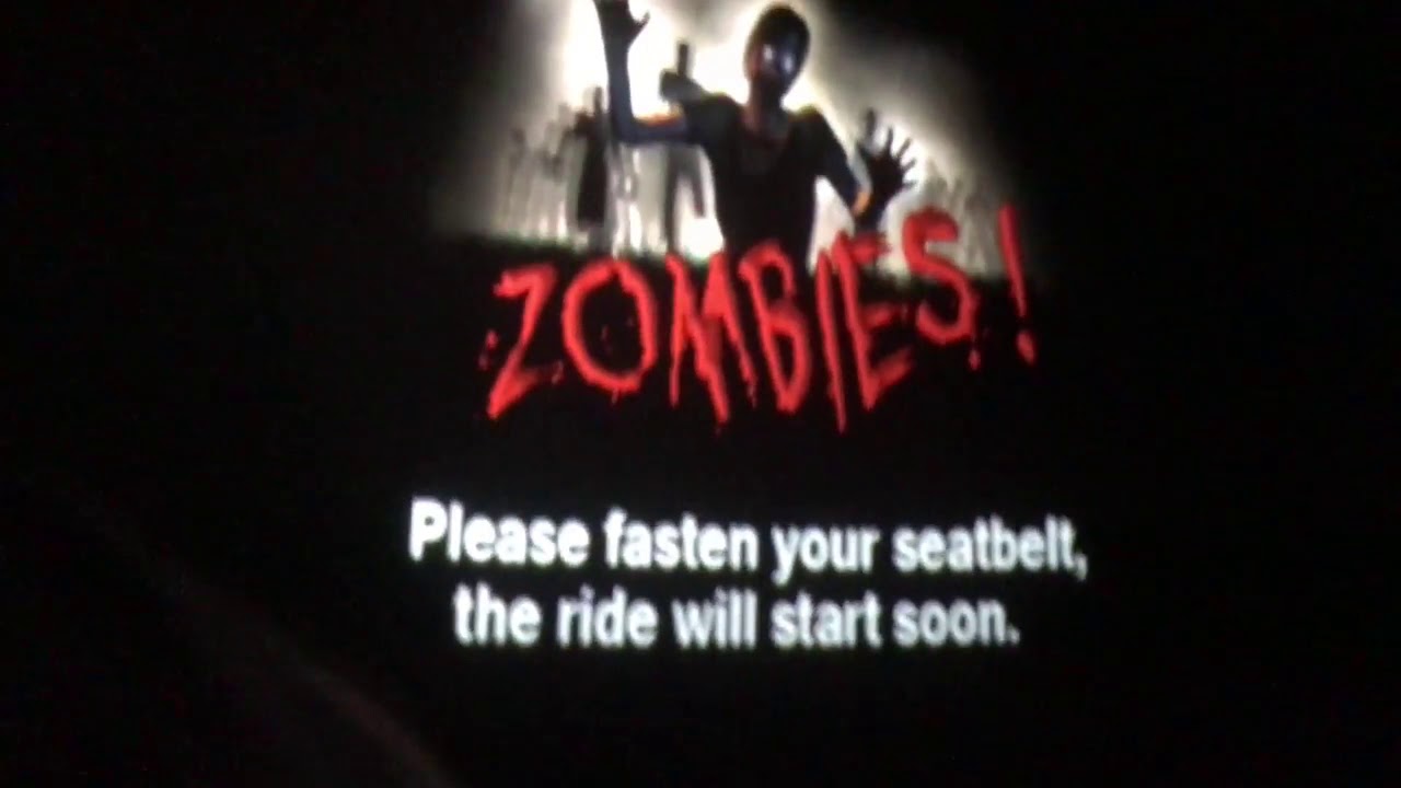 Zombies xd dark ride - YouTube